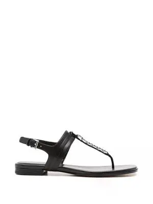 Michael Kors Marcia Chain-detail Sandals - Black