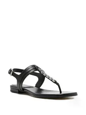 Michael Kors Marcia Chain-detail Sandals - Black