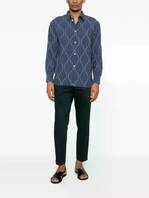CENERE GB Cuffed Chinos