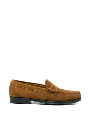 G.H.BASS Larson Suede Loafers - Brown