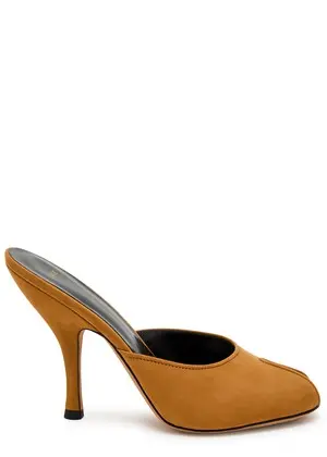 JUDE Date 110 Nubuck Mules - Brown