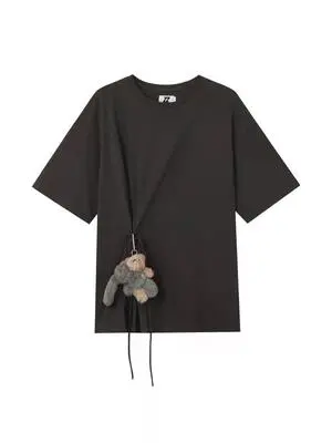 Izzue Tie-detail Cotton T-shirt