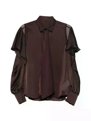 Sacai Tie Detailed Tops