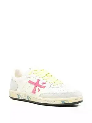 Premiata Appliqué Sneakers - Neutrals