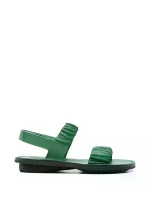 TRIPPEN Ruffled Sandals - Green