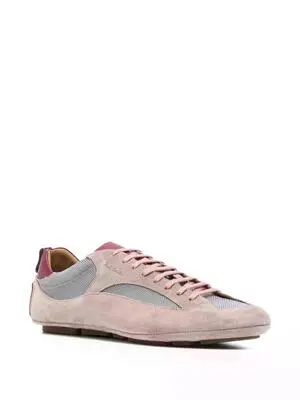 Paul Smith Suede Panelled Leather Sneakers - Pink