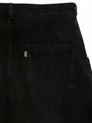 You Must Create Five-pocket Jeans With Carpenter Detail - Black