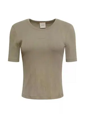Calvin Klein Ribbed Knit T-shirt - Green