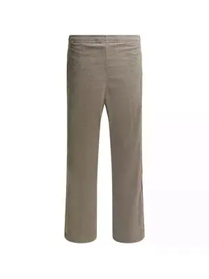 Kapital Stripe Appliqué Corduroy Trousers - Grey