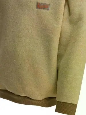Kapital Logo-patch Half-zip Sweatshirt - Neutrals