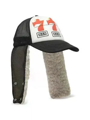 Kapital Graphic Print Earflap Hat