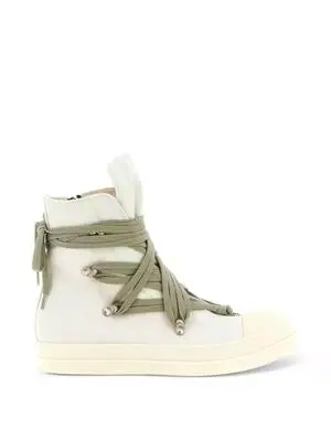 Rick Owens Megalace Sneakers - Neutrals