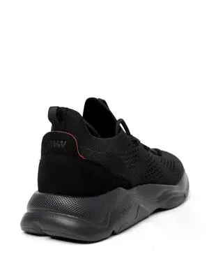 Hugo Leon Panelled Sneakers - Black