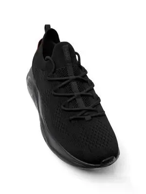 Hugo Leon Panelled Sneakers - Black