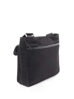 Prada 2013-2026 Saffiano Trimmed Re-nylon Crossbody Bag
