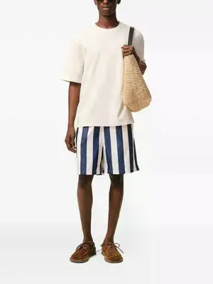 AMI Paris Striped Swim Shorts - Blue