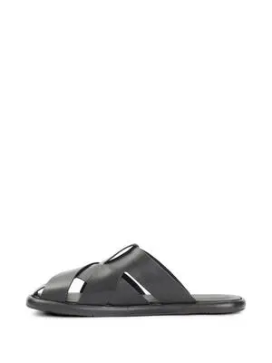 Giorgio Armani Interwoven Leather Sandals