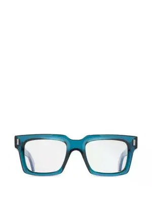 CUTLER & GROSS Square-frame Glasses - Blue