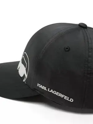 Karl Lagerfeld Logo Baseball Cap - Black
