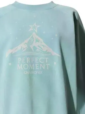 Perfect Moment Logo-lettering Sweatshirt - Blue