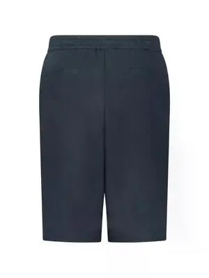 FRANZESE COLLECTION Linen Bermuda Shorts - Blue