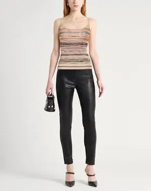 Missoni Intarsia-knit Metallic Top - Orange