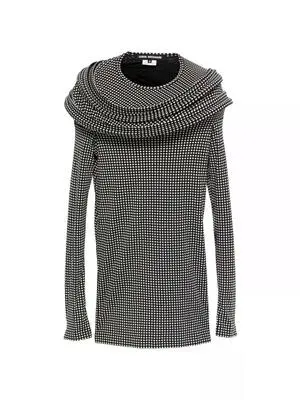 Junya Watanabe Ruffled Polka Dot Top