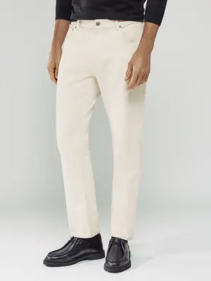 REISS Bishopsgate Straight-leg Jeans - White
