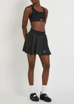 Stella McCartney Adidas X Logo-print Pleated Skort