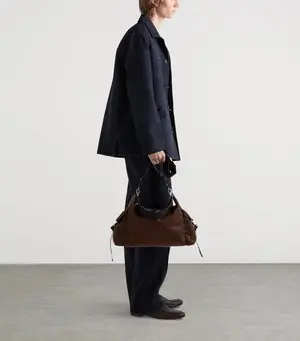 Prada Re-nylon And Leather Explore Shoulder Bag - Brown