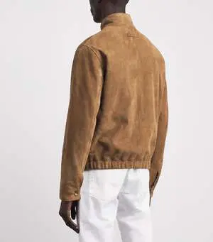 Jacob Cohen Suede Zip-up Jacket