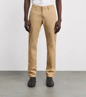 Jacob Cohen Stretch-cotton Bobby Slim Chinos