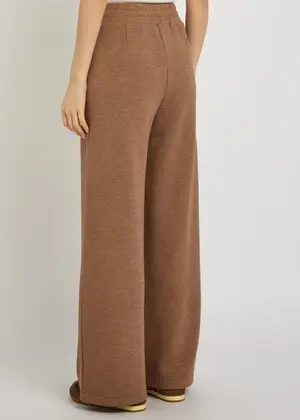 Varley Stretch-jersey Wide Leg Sweatpants - Brown
