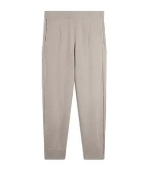 Dunhill Cotton-cashmere Athluxury Sweatpants - Neutral