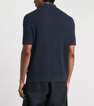 SAMSØE SAMSØE Cotton Zip-up Saolli Polo Shirt