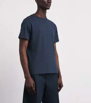 Sandro Organic Cotton Logo T-shirt - Blue
