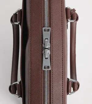 Sandro Leather Slim Briefcase
