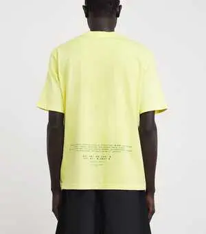 Stone Island Cotton Logo T-shirt - Yellow