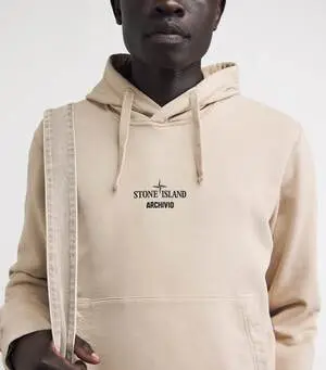 Stone Island Cotton Archivo Print Hoodie