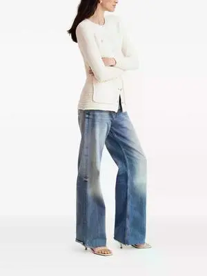 TOCCIN Constance Button Knit Jacket - Neutrals