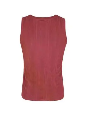 Max Mara Ribbed Knit Sleeveless Top