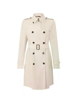 MOORER Belted Double-breasted Trench