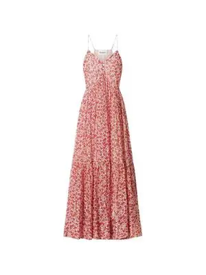 Isabel Marant Étoile Sabba Floral-print Midi Dress - Red
