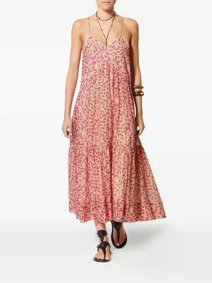 Isabel Marant Étoile Sabba Floral-print Midi Dress - Red