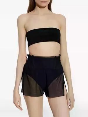 Rick Owens Cropped Ribbed Top