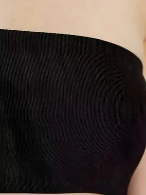 Rick Owens Cropped Ribbed Top