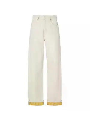 Fendi Straight Leg Jeans - Neutrals