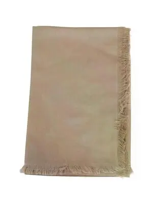 Max Mara Fringed Scarf Neutrals