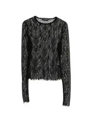 PAULINE DUJANCOURT Lace Long-sleeve Top
