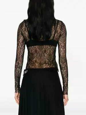 PAULINE DUJANCOURT Lace Long-sleeve Top